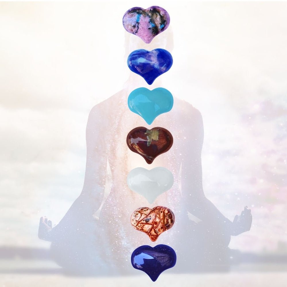White Jade Heart Shaped Healing Gemstone Projecting Universal Love ...