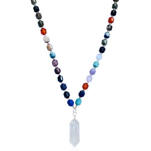 Master Healer Crystal Necklace with Healing Gemstones – Gogh Jewelry Design