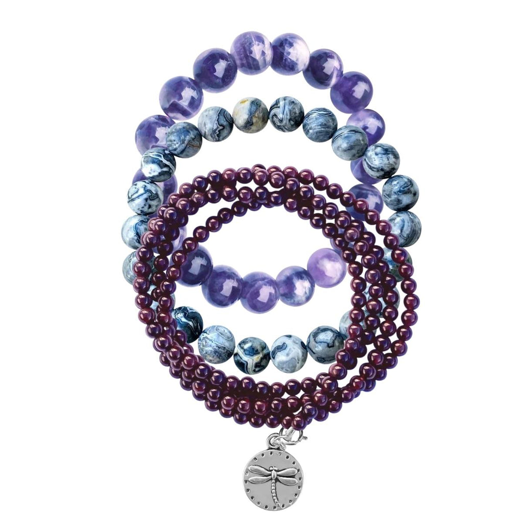 Try New Things Gemstone Intention Bracelet Stack – Gogh Jewelry Design